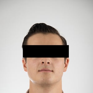 chiselled cheekbones